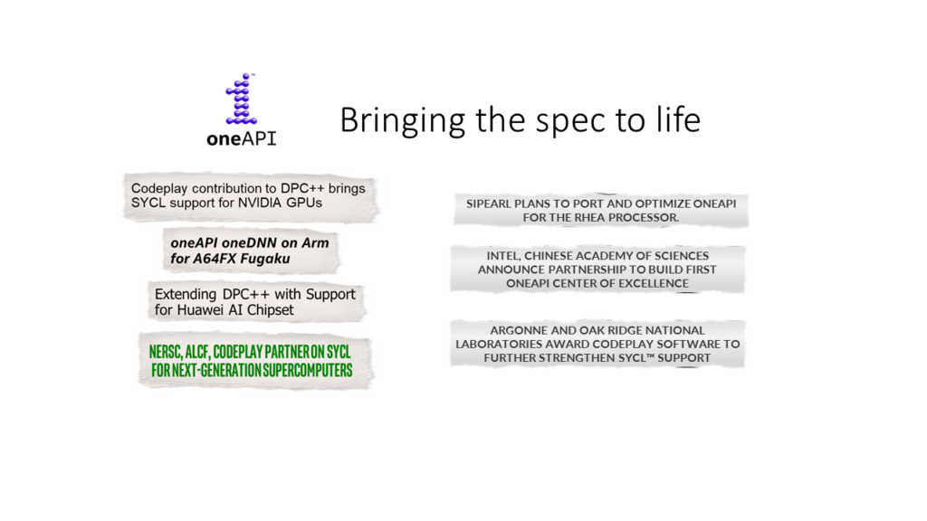The Global oneAPI Ecosystem Continues to Gain Momentum - oneAPI.io